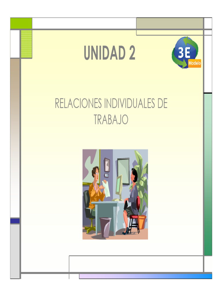 2 Relaciones Individuales | PDF | Derecho laboral | Salario