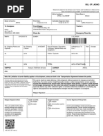 Old Dominion Freight Bill of Lading | PDF | Cargo | Common Law