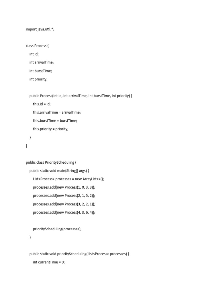 Round Robin Java | PDF