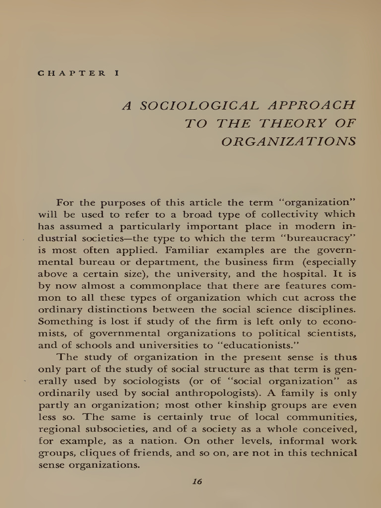 CAP 1 - Parsons, T - Structure and Process in Modern Societies | PDF | System | Factors Of ...