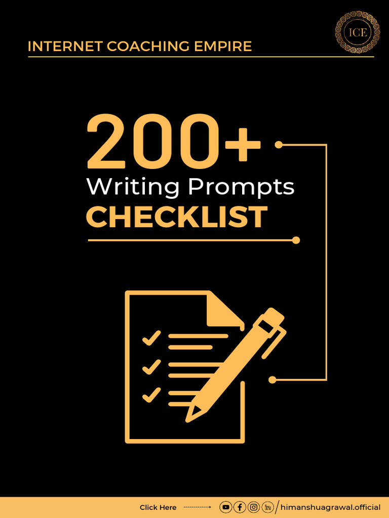 Writing Prompt For Clients | PDF