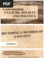 UCSP Module 4 - Becoming A Member of The Society | PDF | Deviance ...