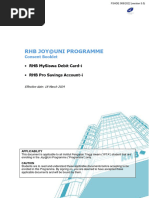 Steps For Account Opening of RHB Pro Savings Account-I - 2024 | PDF ...