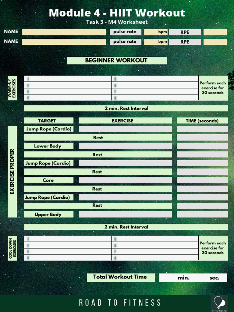 Module - 4 - Beginner - Workout Form | PDF