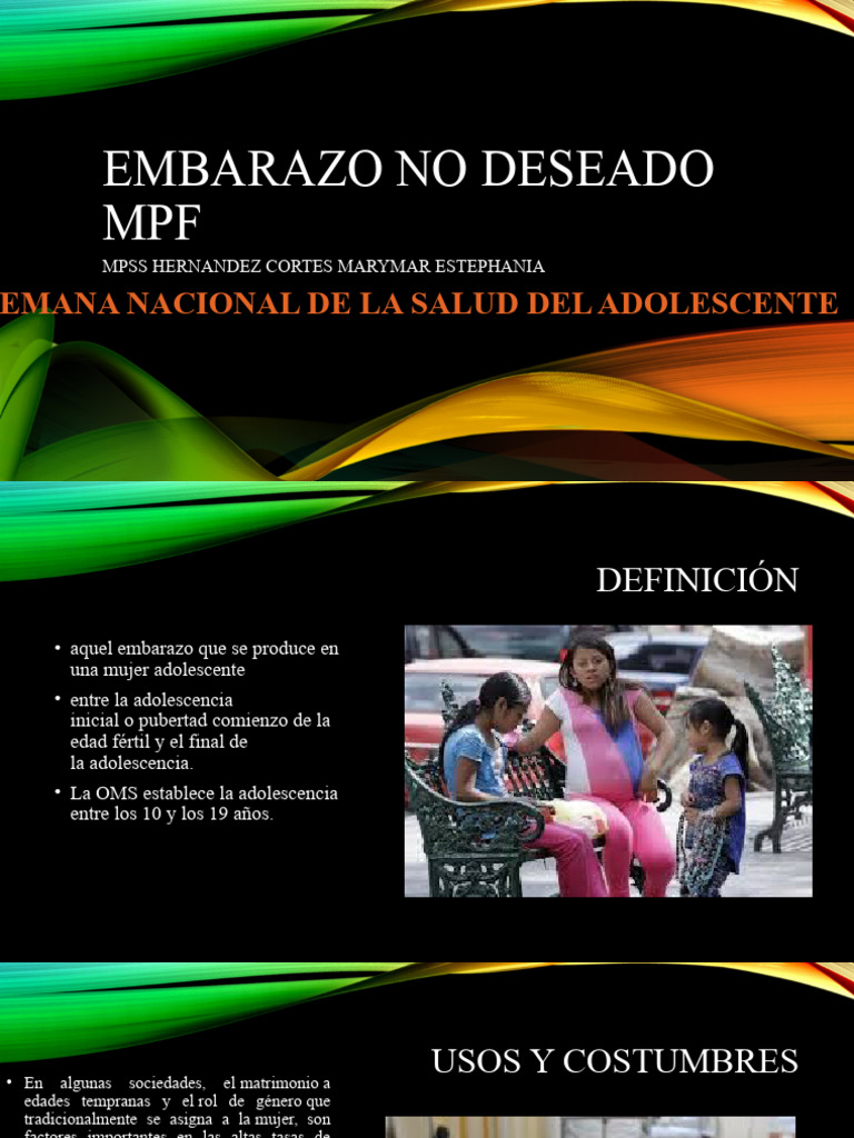 Embarazo No Deseado | PDF | Salud y bienestar