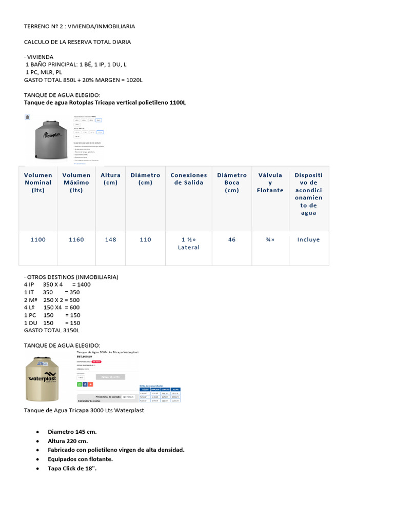 Terreno #2 Calculos - 240411 - 161350 | PDF