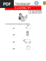 Actividades con la letra P | PDF