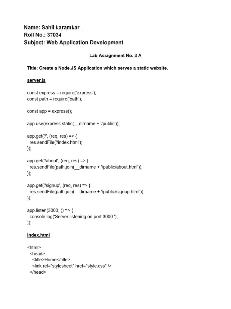 WAD - Lab 3 A | PDF | Software | Publishing WAD - Lab 3 A | PDF | Software | Publishing
