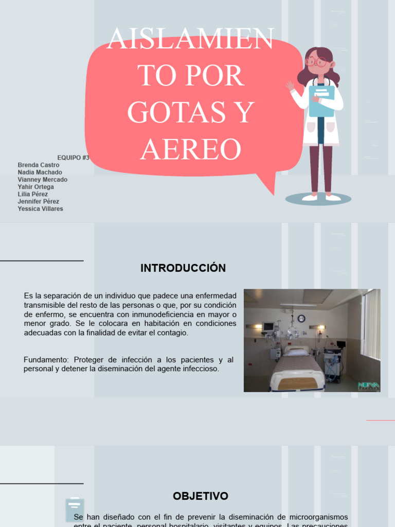 AISLAMIENTOS EQUIPO 3 Cuidados | Descargar gratis PDF | Infección | Lavado de manos