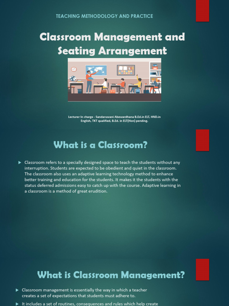 Classroom Management Lec Note | Download Free PDF | Classroom ...