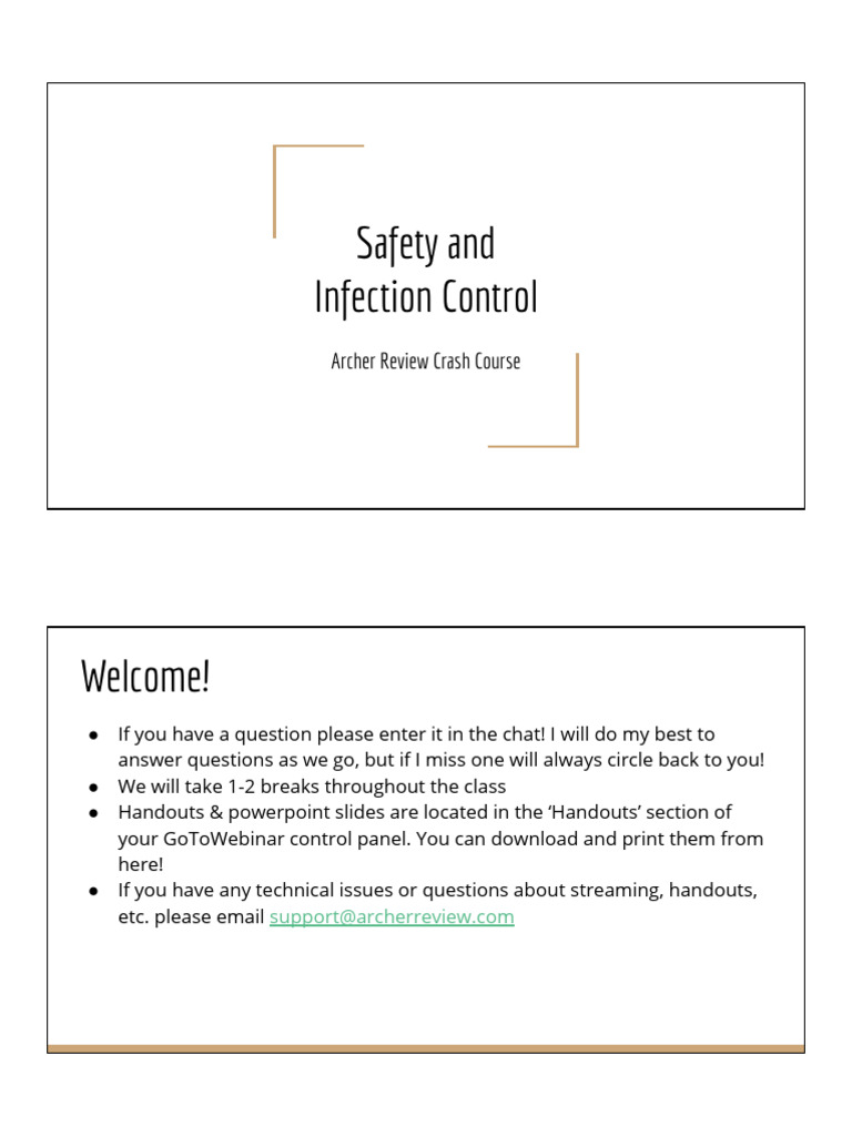 Safety and Infection Control | PDF | Public Health | Causes Of Death