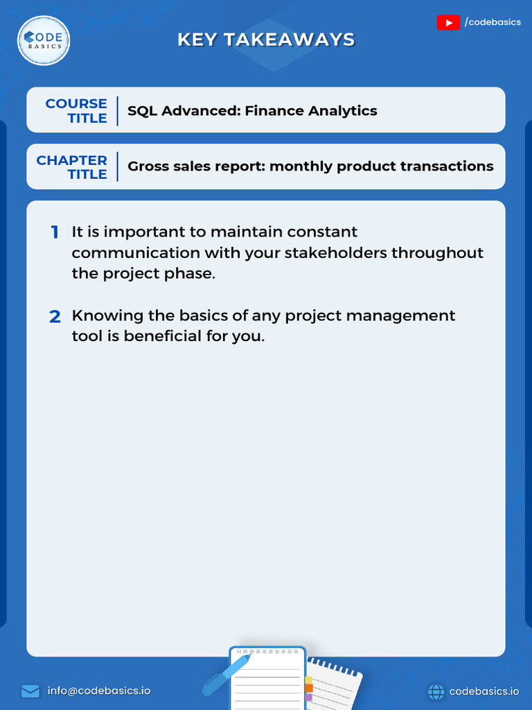 Advanced SQL for Finance Experts | PDF | Business | Computers