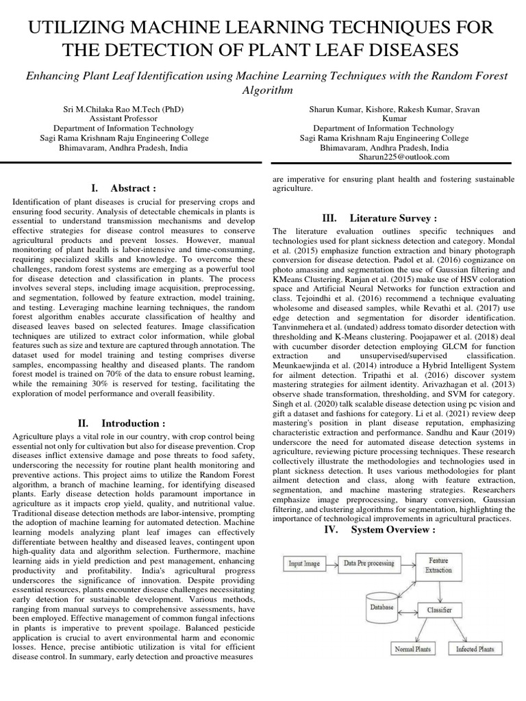 Research Paper Plant | PDF | Machine Learning | Artificial Intelligence
