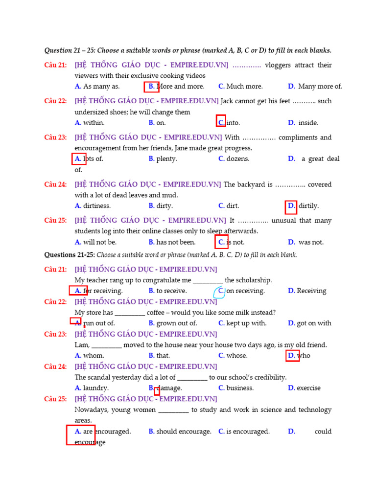 Fill in the Blanks ^M Full Paper (Lesson 1) | PDF | Psychology | Social ...