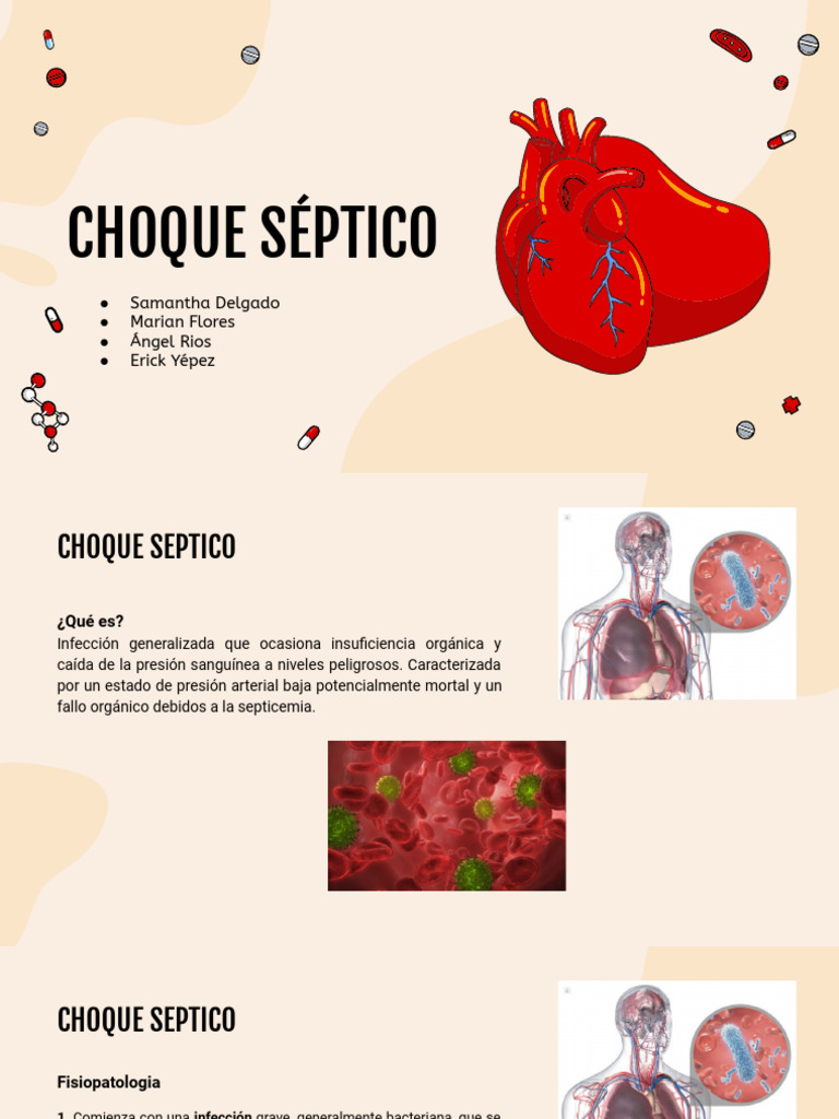 Choque Séptico | PDF | Septicemia | Choque (circulatorio)
