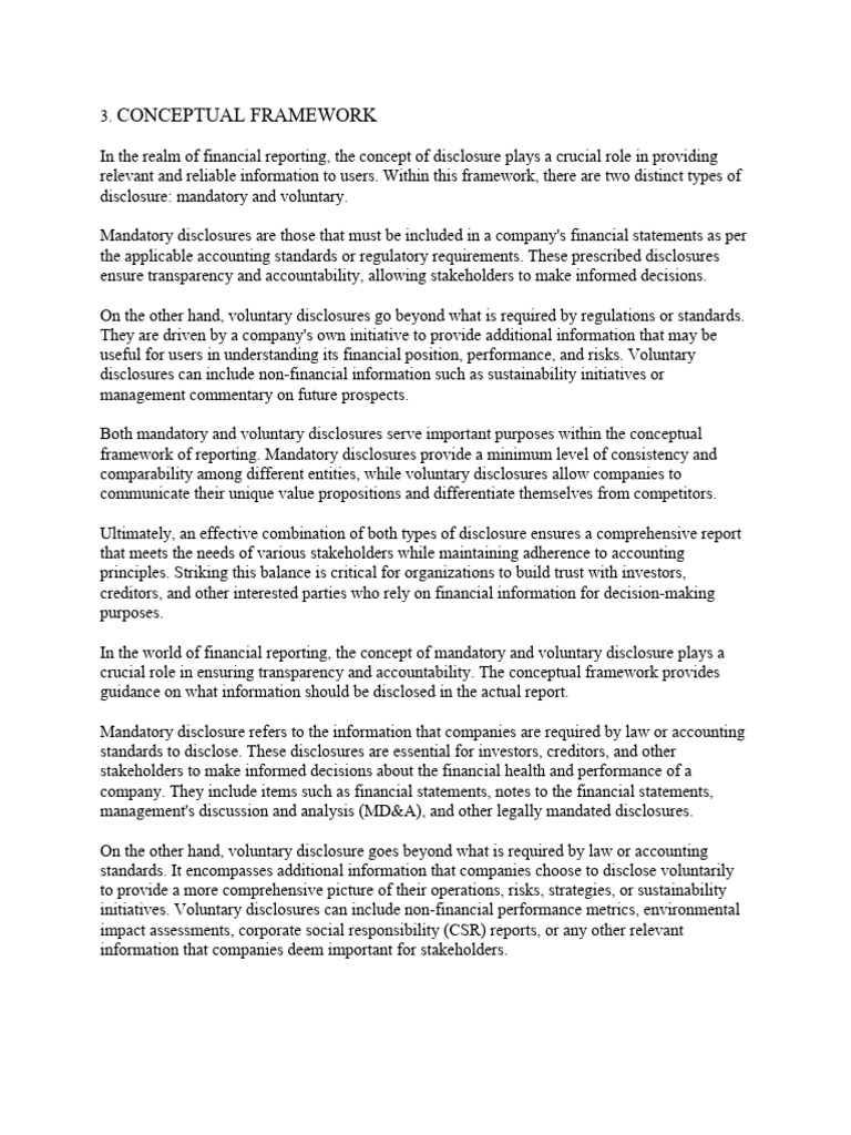 3-conceptual-framework | PDF | Financial Statement | Information