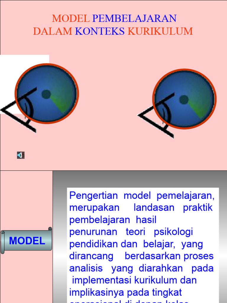Teori MODEL BELAJAR | PDF