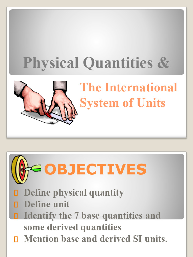 Physical Quantities and SI Units student cassy klas 7 | PDF | International System Of Units ...