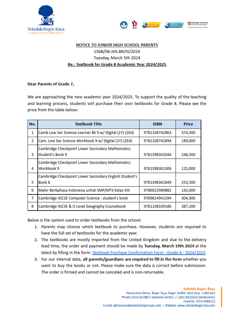 156B NTP Re - Textbook For Grade 8 Academic Year 2024 - 2025 | PDF