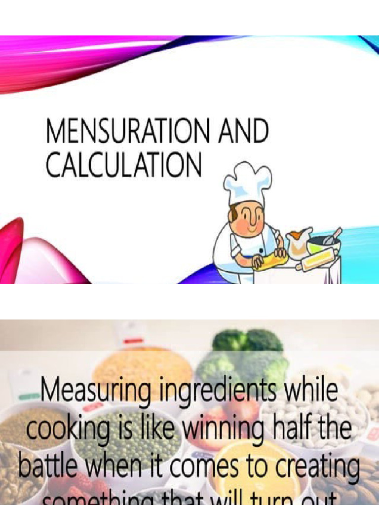 MENSURATION AND CALCULATION | PDF