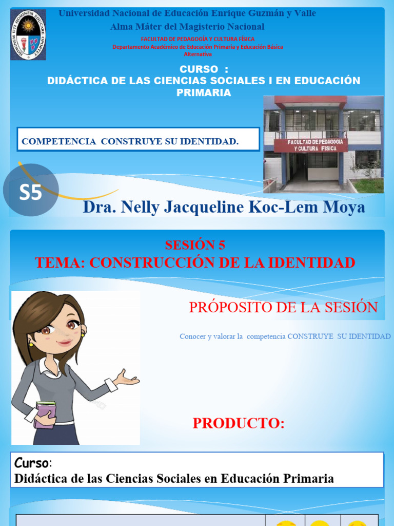 Sesion 5 Dia 1 - Construye Su Identidad-B | PDF | Autoestima | Aprendizaje