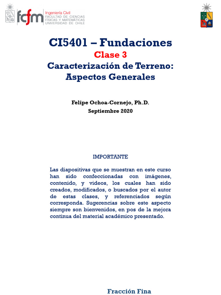 3 Caracterizacion Geot Cnica 2 | PDF | Materiales naturales | Sedimentología
