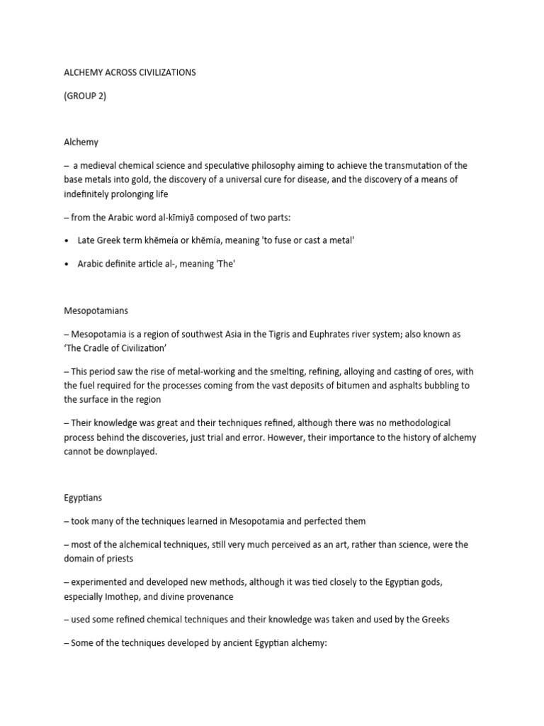 Alchemy Across | PDF | Alchemy