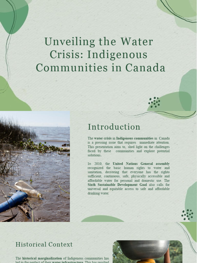 Wepik Unveiling The Water Crisis Indigenous Communities in Canada ...