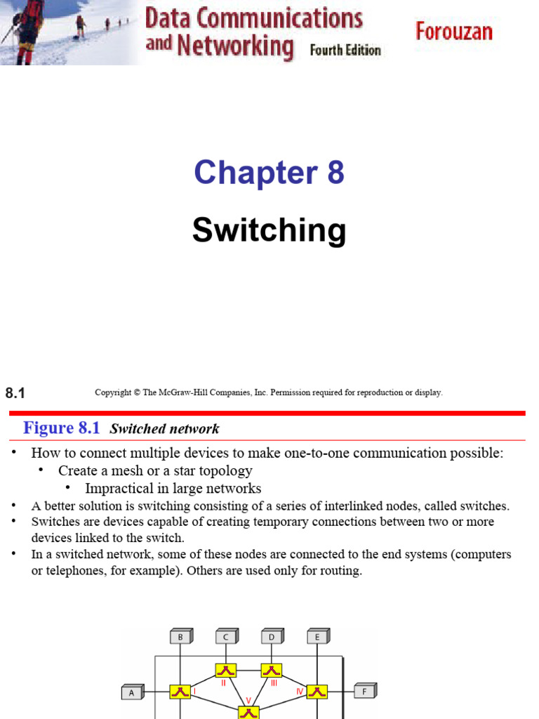 ch08A | PDF | Computer Network | Packet Switching