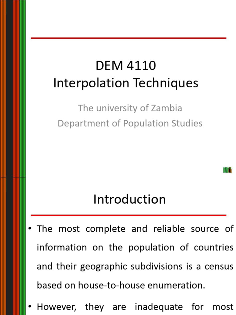 DEM4110 - Interpolation and Extrapolation - 2021 | PDF | Interpolation ...