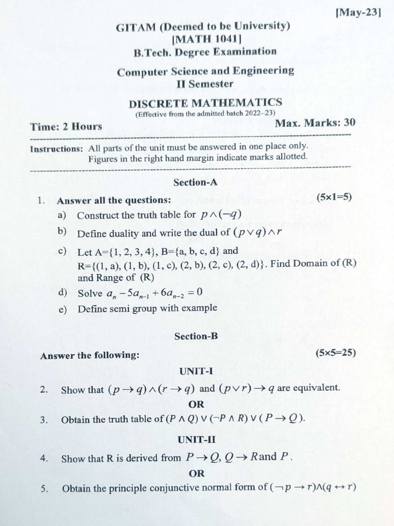 3rd Semester Graph Paper | PDF