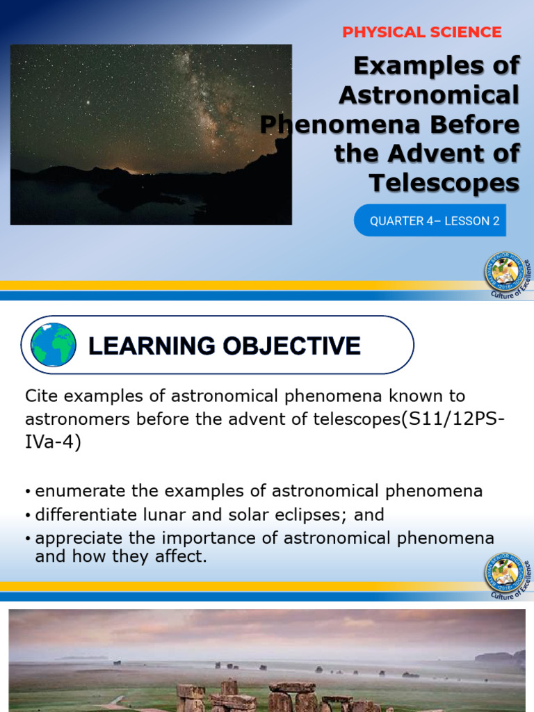 Pre-Telescope Astronomical Observations | PDF | Solar Eclipse | Moon