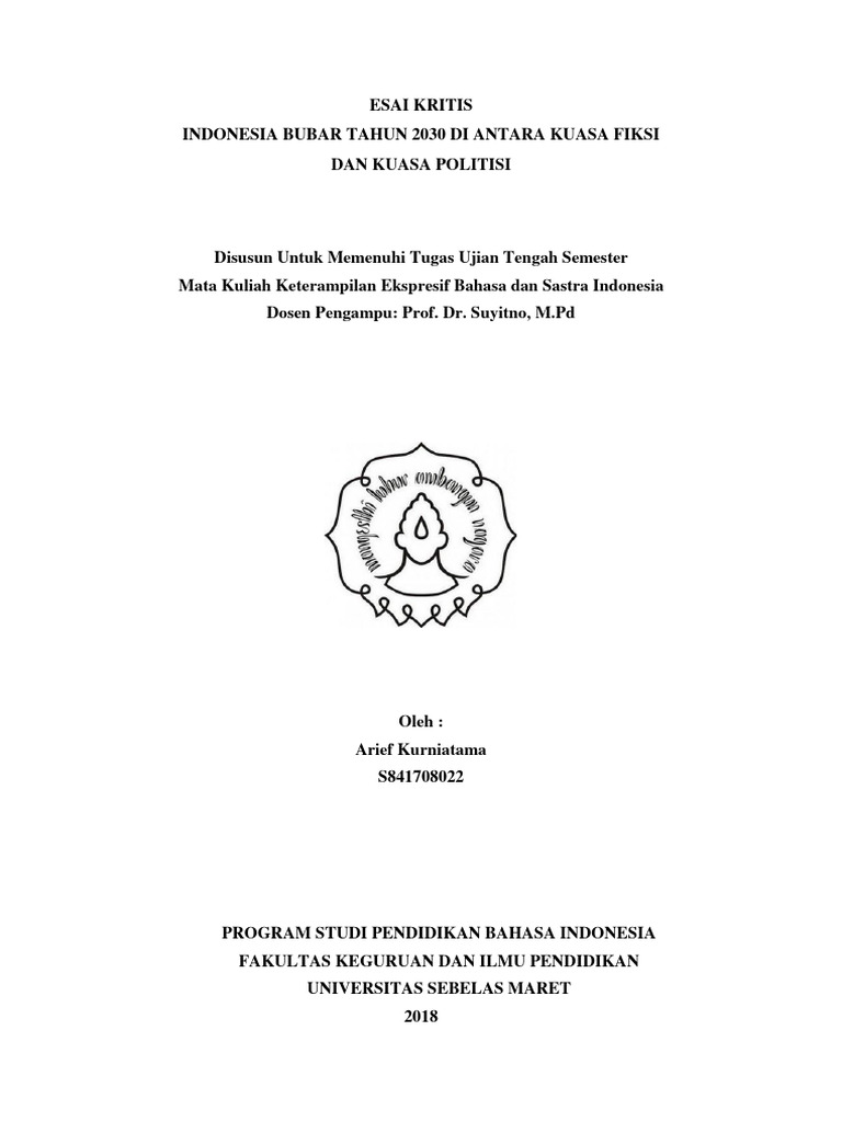 Indonesia Bubar 2030: Fiksi vs Realita | PDF