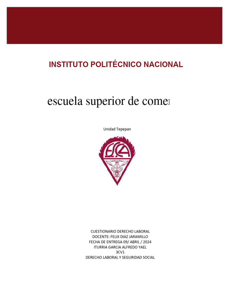 CUESTIONARIO Culicagado | PDF | Derecho laboral | Salario