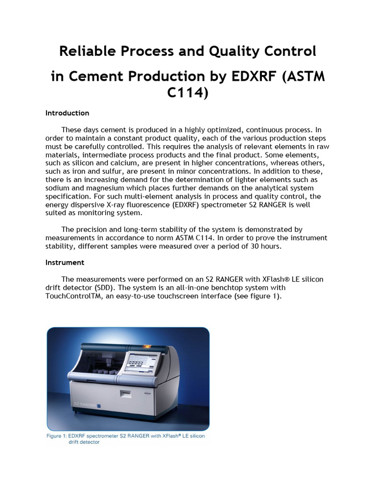 Quality Control Cement | PDF