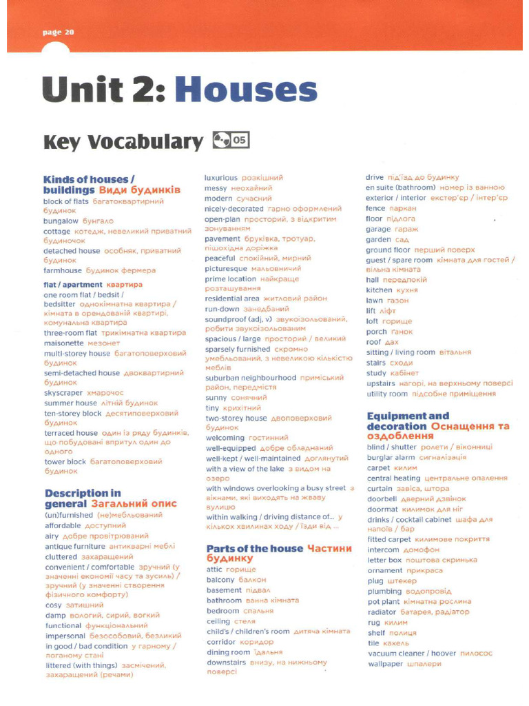 Lesson 1. House + TENSES | PDF