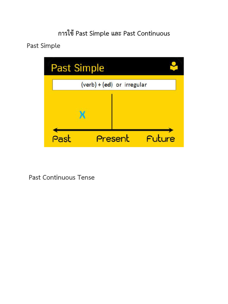 การใช้ Past Simple vs Past Con - with answers | PDF