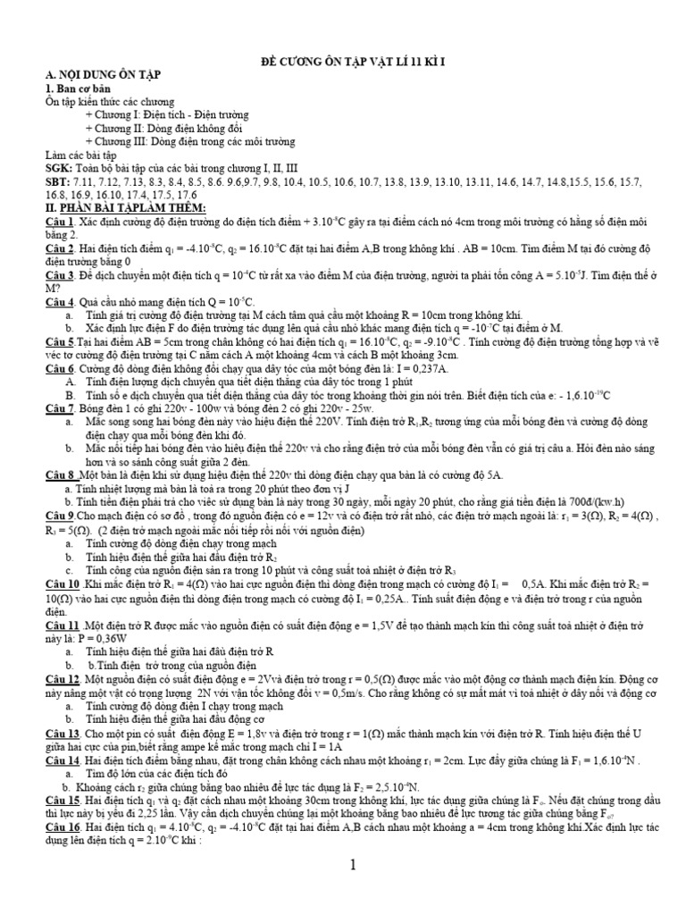 De Cuong Hki Khoi 11 | PDF