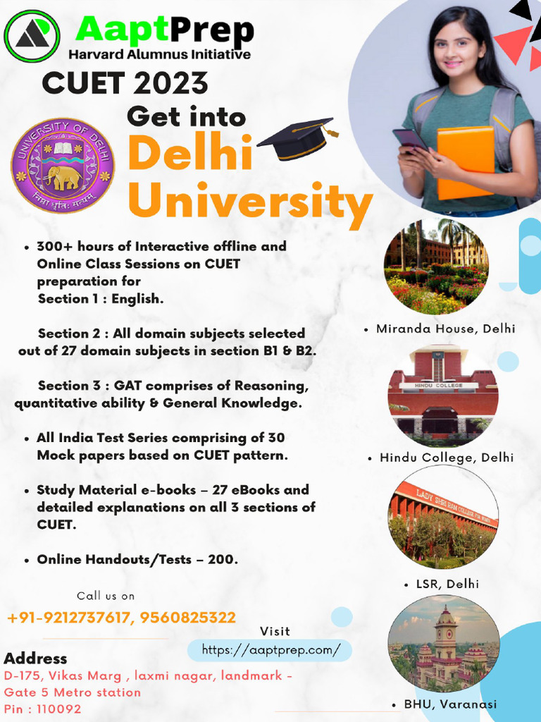 AaptPrep Brochure CUET 23 | PDF