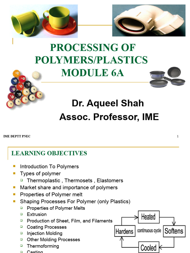8 Module 6a Final Polymers | PDF | Extrusion | Polymers
