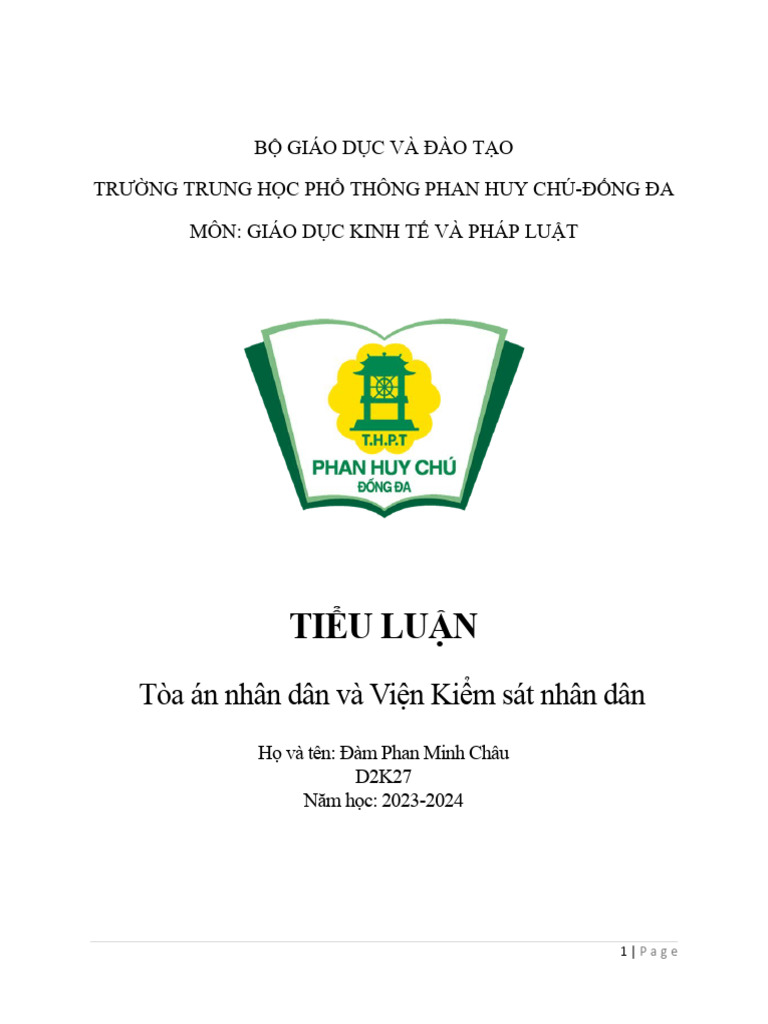 Phan Châu KTPL | PDF