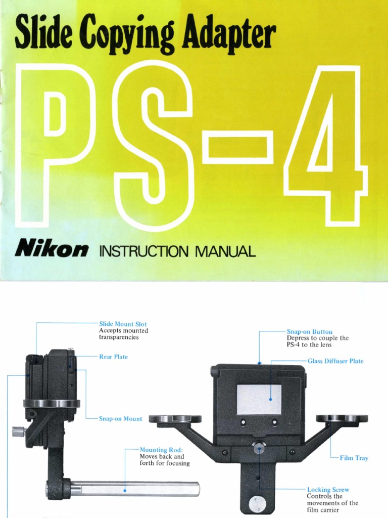 Nikon PS4 Manual | PDF