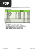 Latihan 30 Soal Excel | PDF