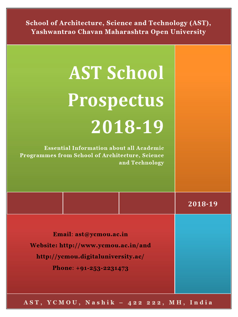 School of Architecture, Science and Technology (AST) | PDF | Academic ...