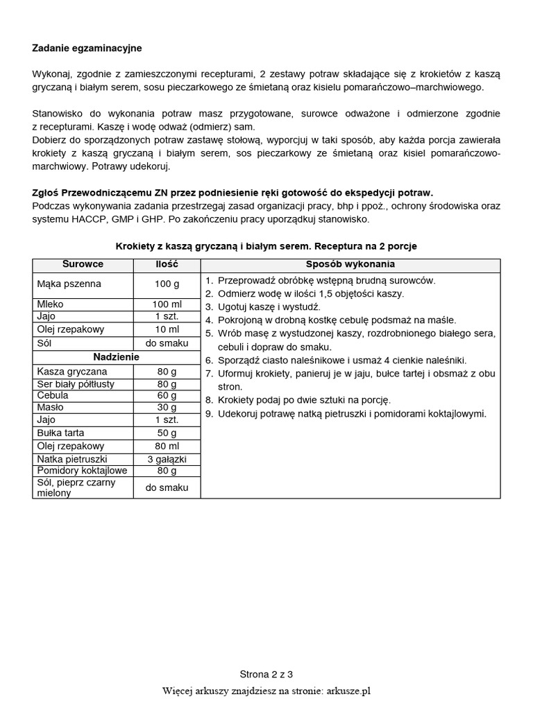 Hgt02 2021 Czerwiec Egzamin Zawodowy Praktyczny 3 | PDF