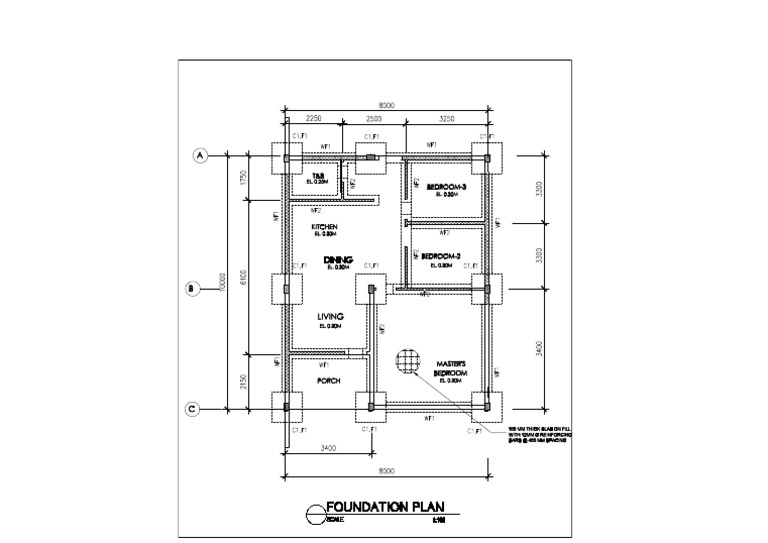 Foundation Plan | PDF