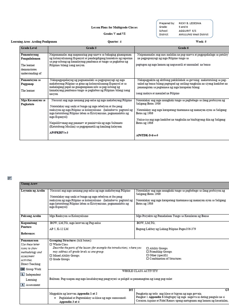 Ap56 Q4 W5 Rickyledesma | PDF