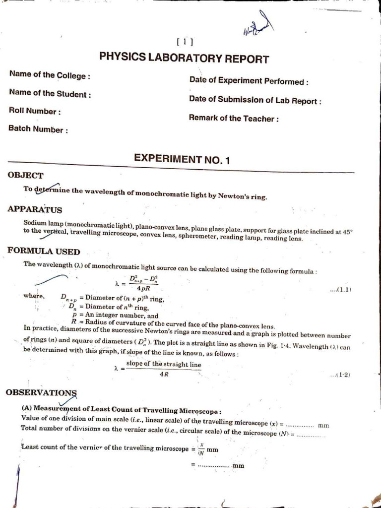 Physics Practical | PDF