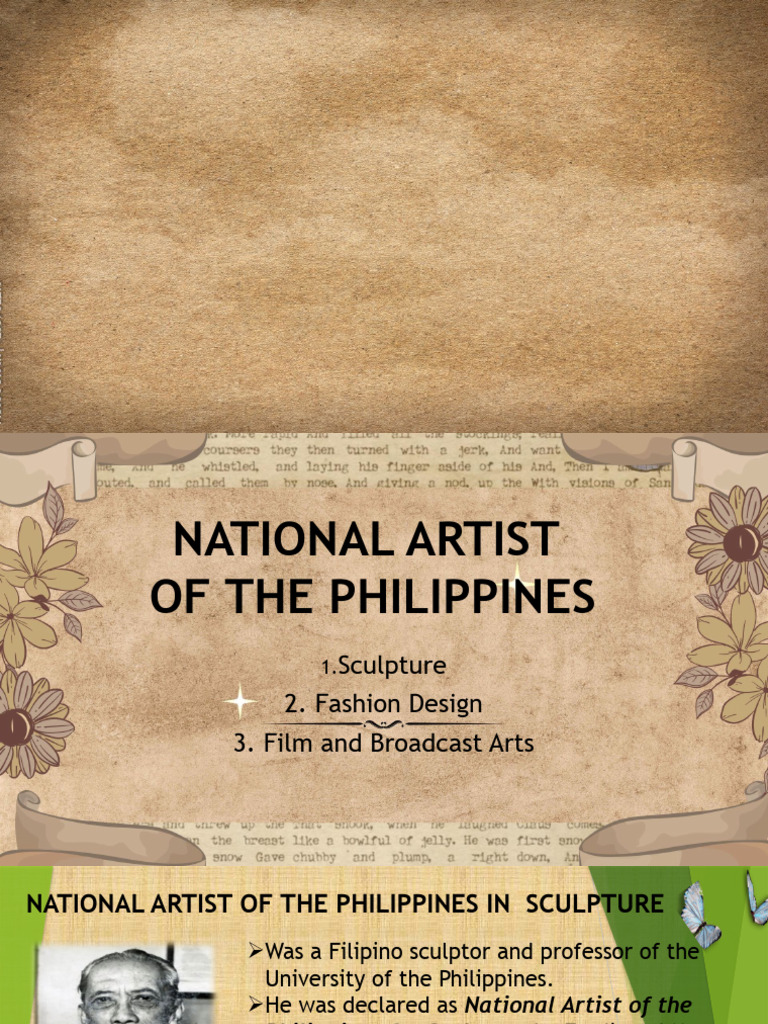 Group 2-National Artist (11-GAS B) | PDF | Philippines