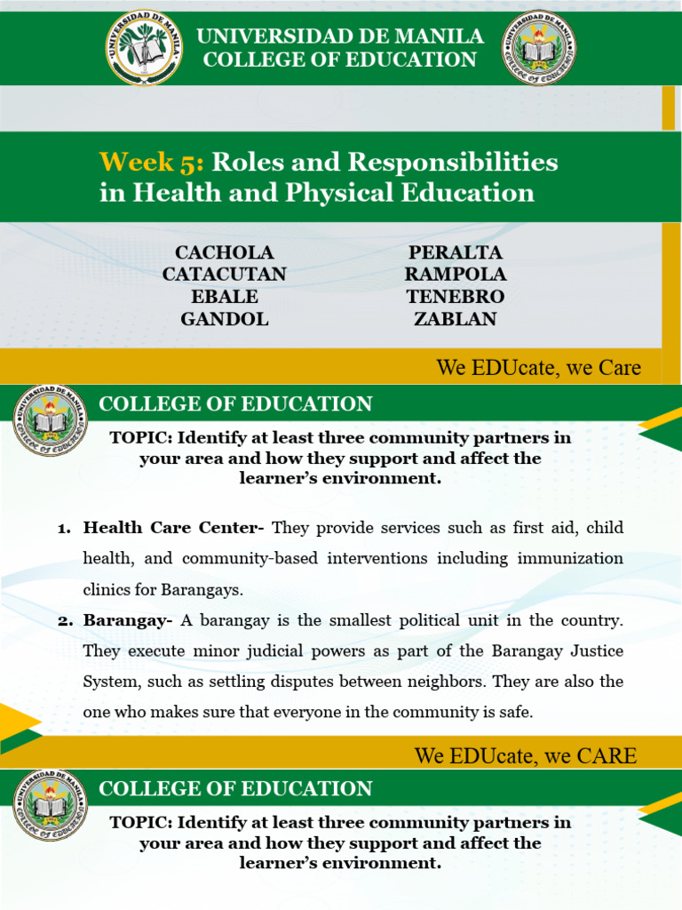 Community Partners in Health Education | PDF | Health Care